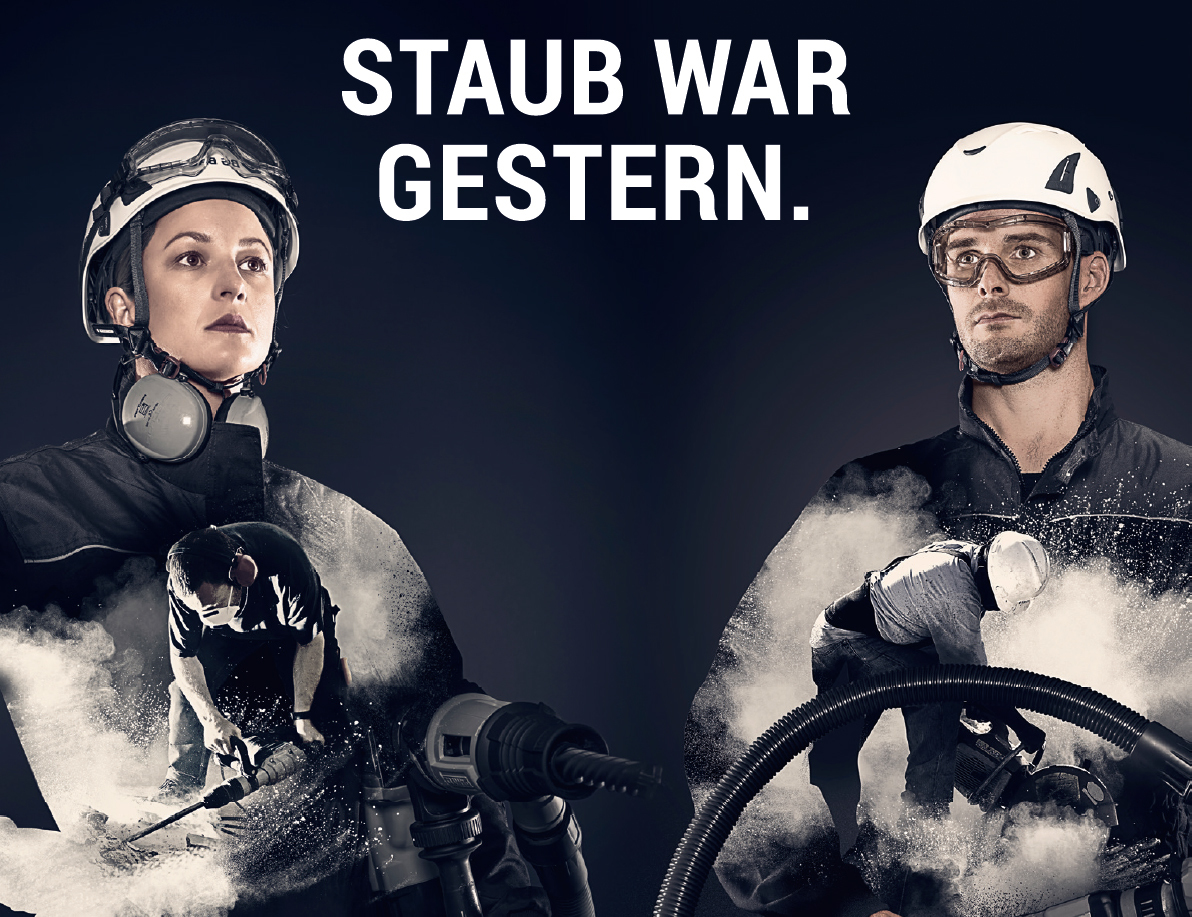 Das Ziel: die „staubarme Baustelle“ - THIS – Tiefbau Hochbau ... Das Ziel: die „staubarme Baustelle“ - THIS – Tiefbau Hochbau ...