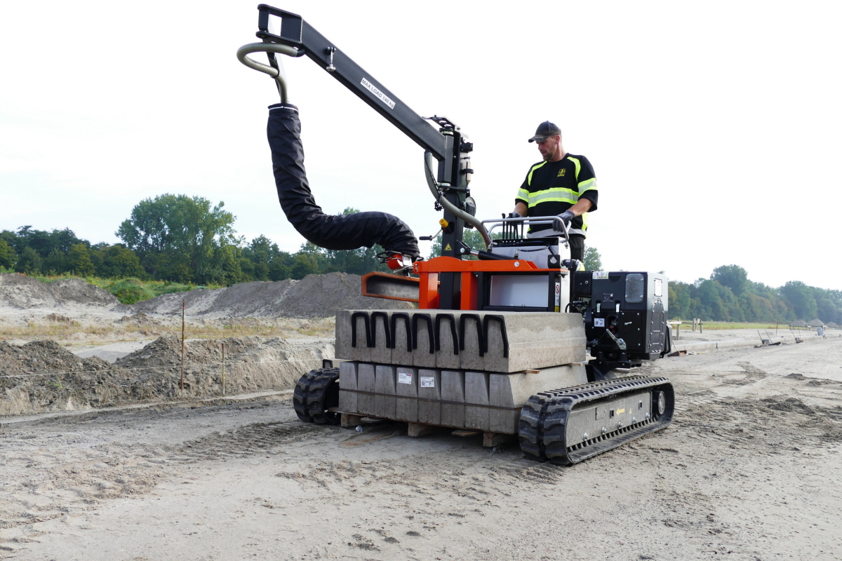Vierhundert Tonnen Bordstein - THIS – Tiefbau Hochbau Ingenieurbau Strassenbau